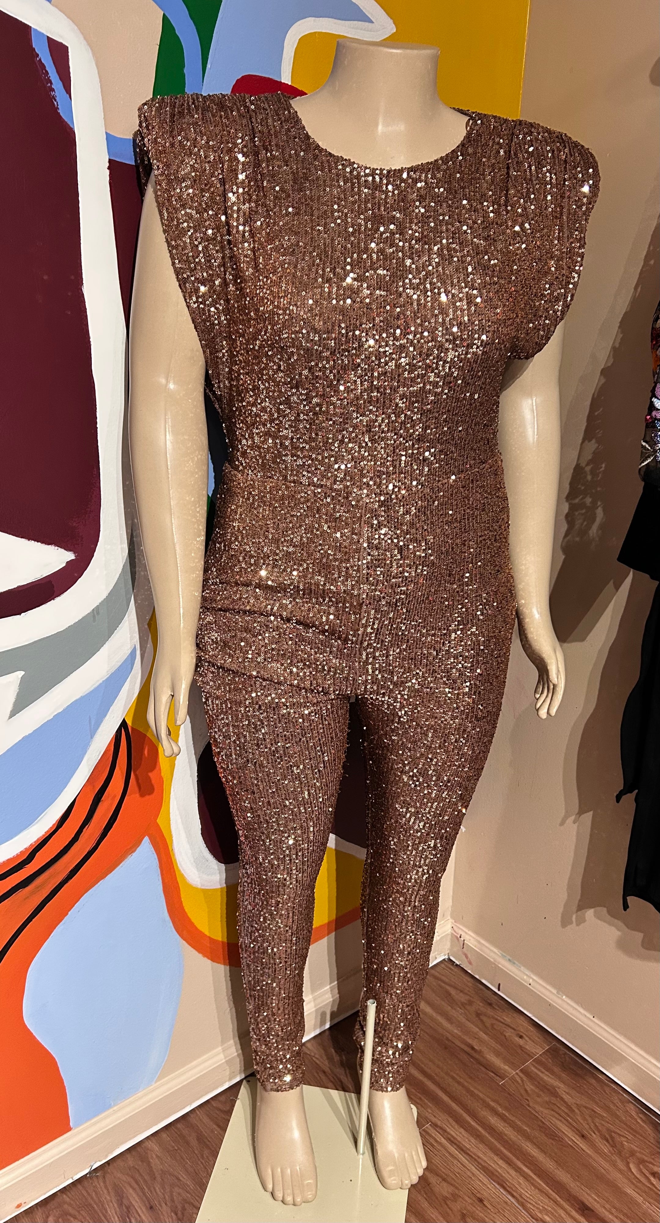 Glitter Jumpsuit – Lorette'Reed Collection LLC
